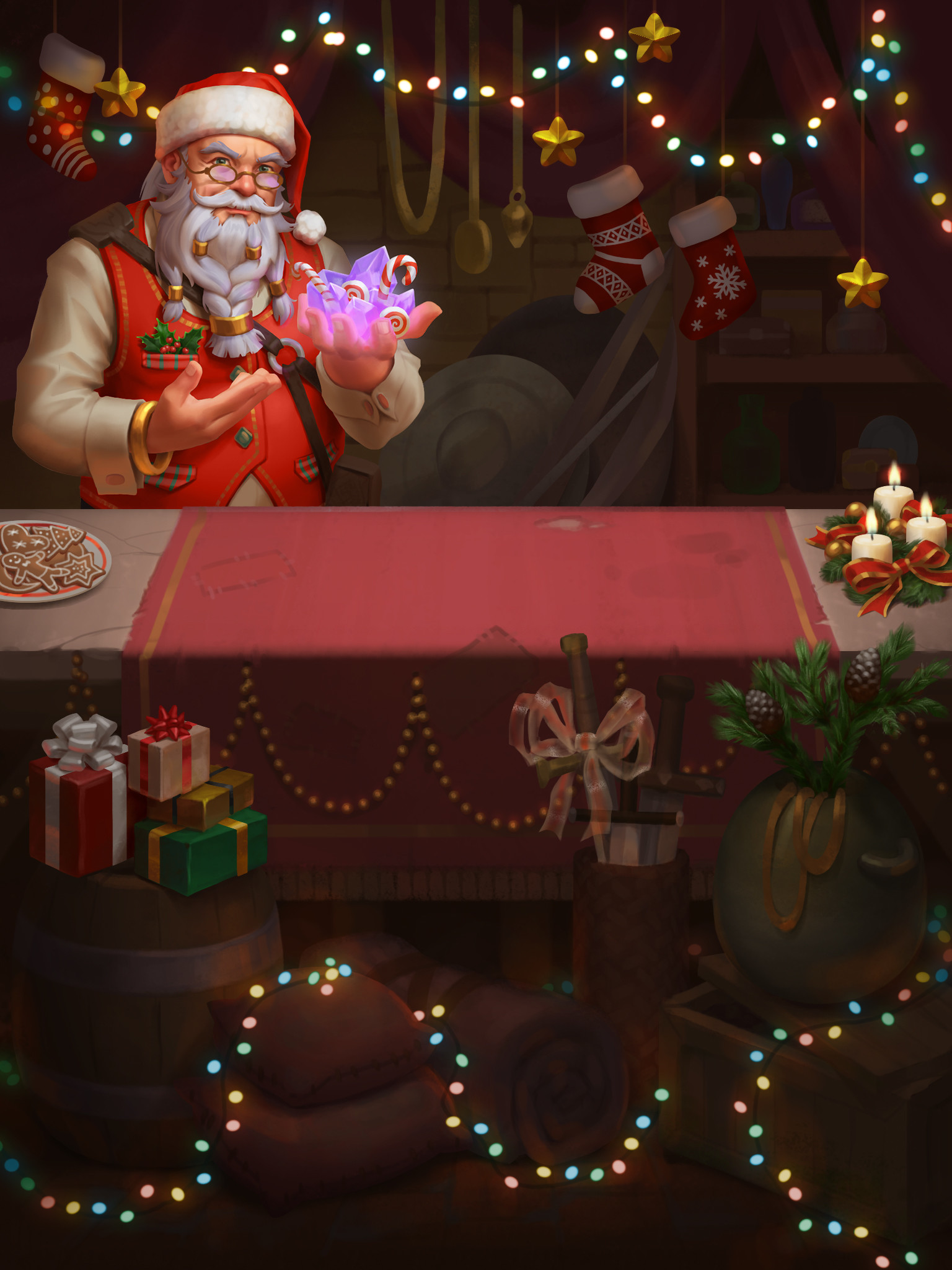 ArtStation - Santa merchant