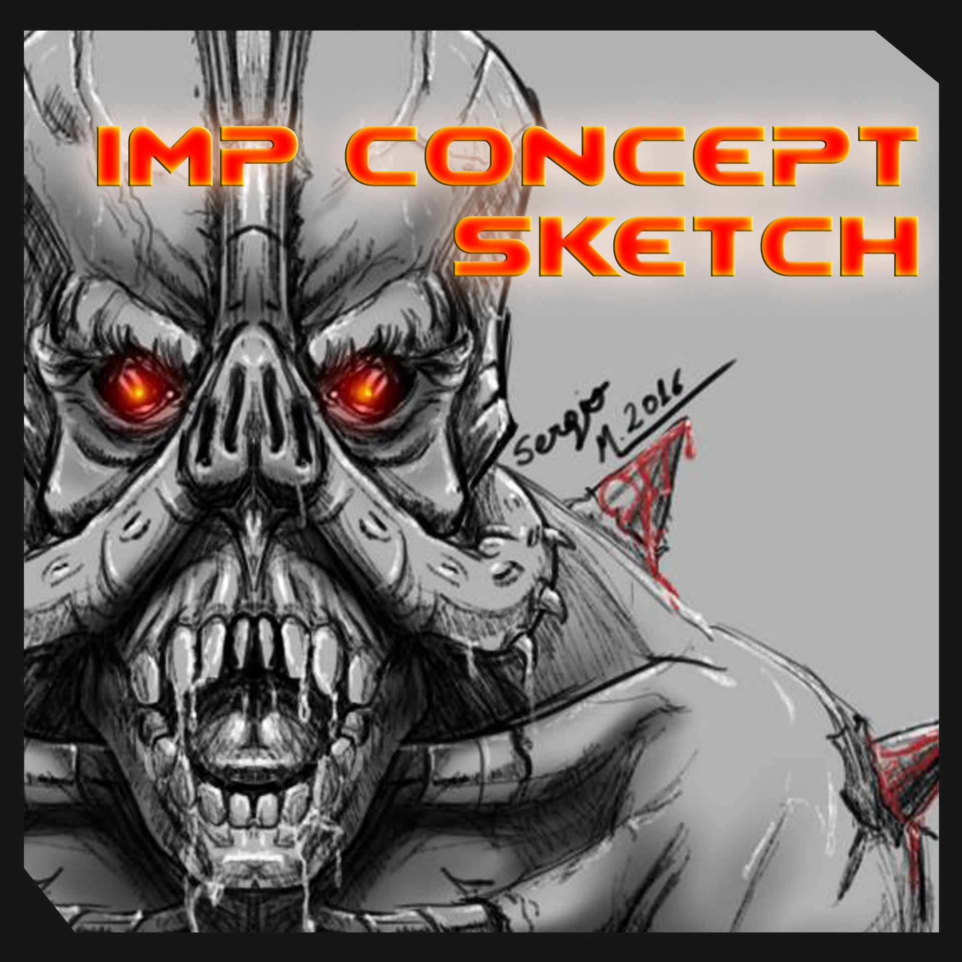 ArtStation - From My Sketchbook: Imp Concept