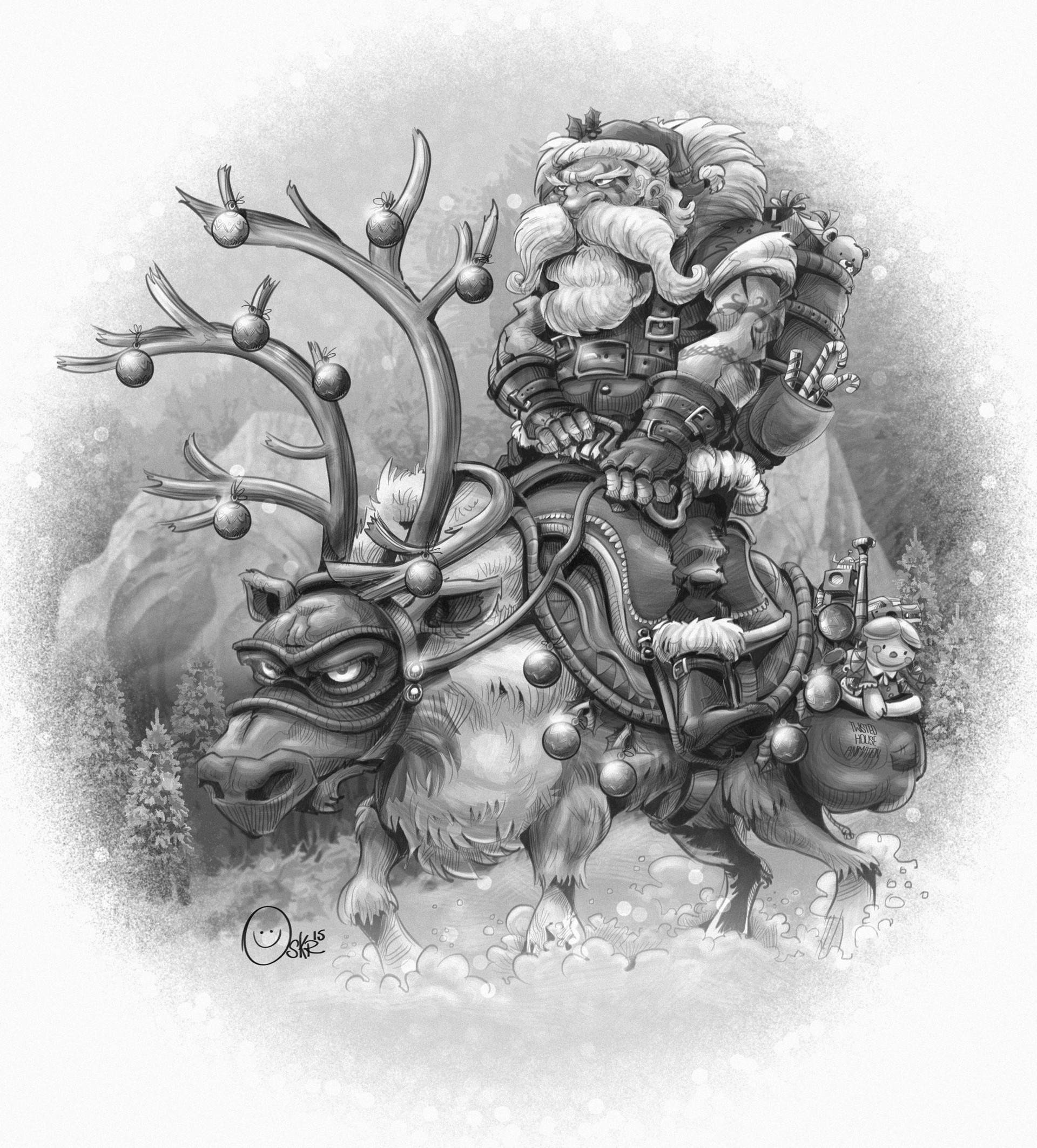 ArtStation - SANTA CLAUS CHARACTER