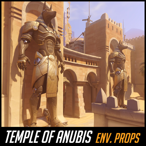 ArtStation - Temple of Anubis - Hero props