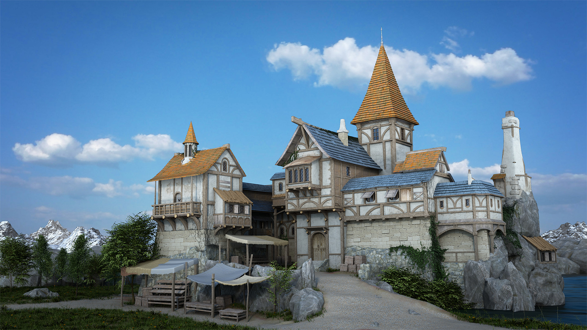 Andrey Lukashov - Medieval manor