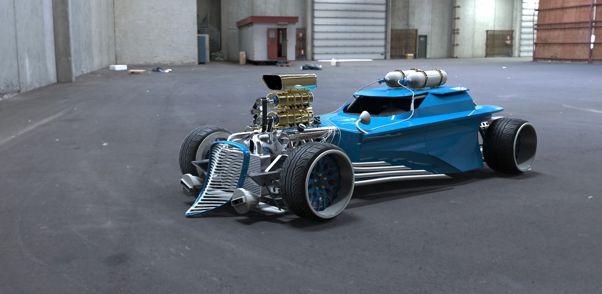 ArtStation - Custom Hot Rod concept (school project 2013)