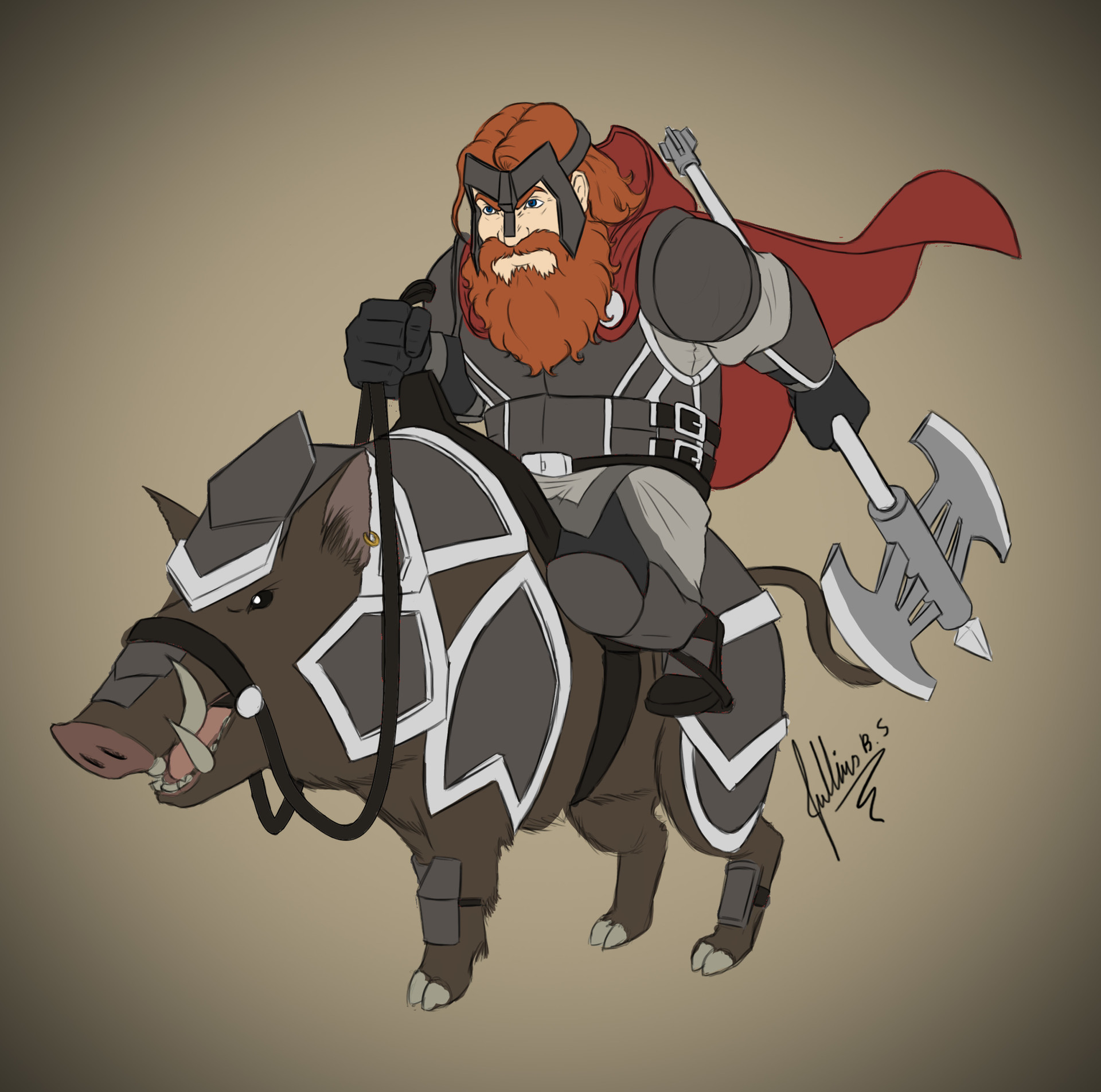 ArtStation - Medieval dwarven concept art.