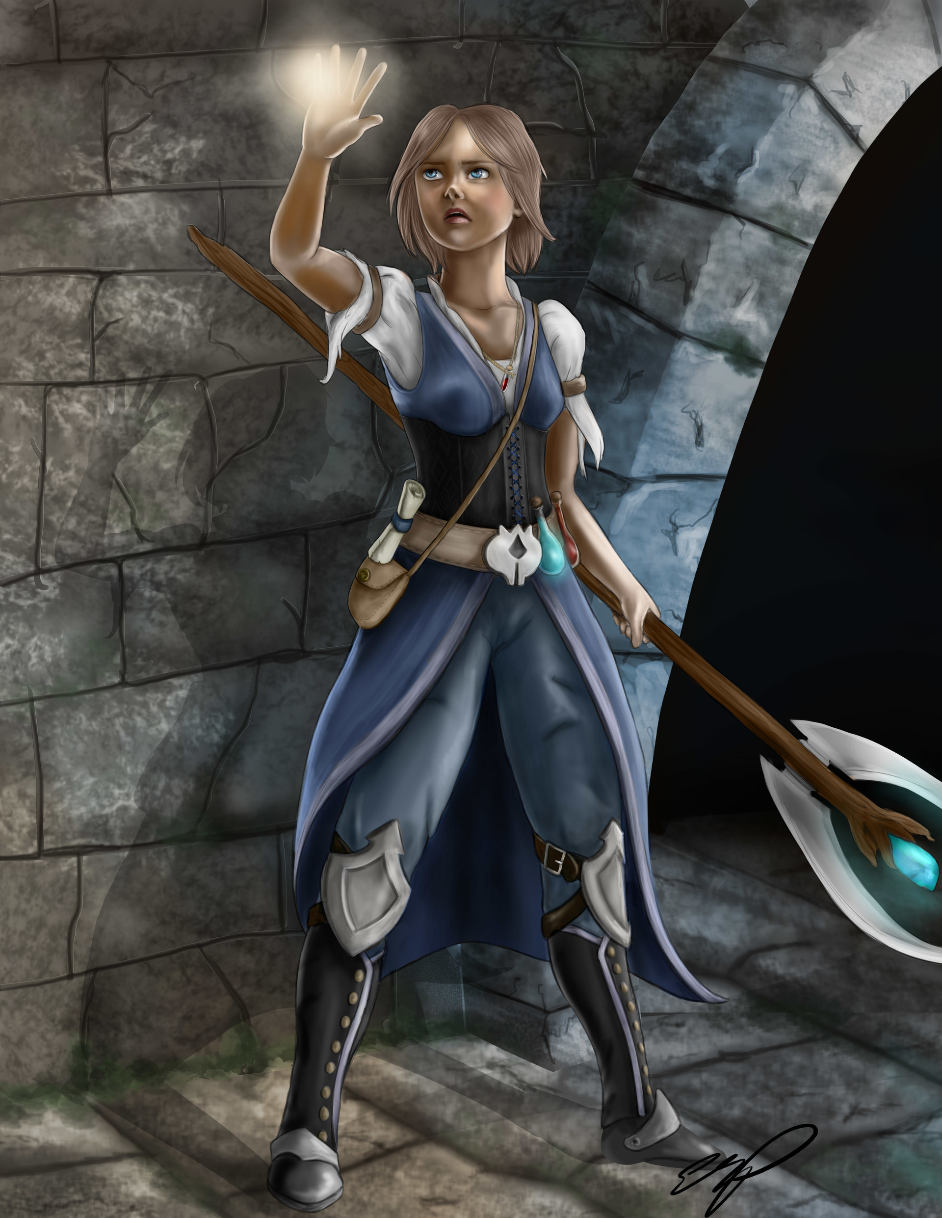 ArtStation - Mage Girl