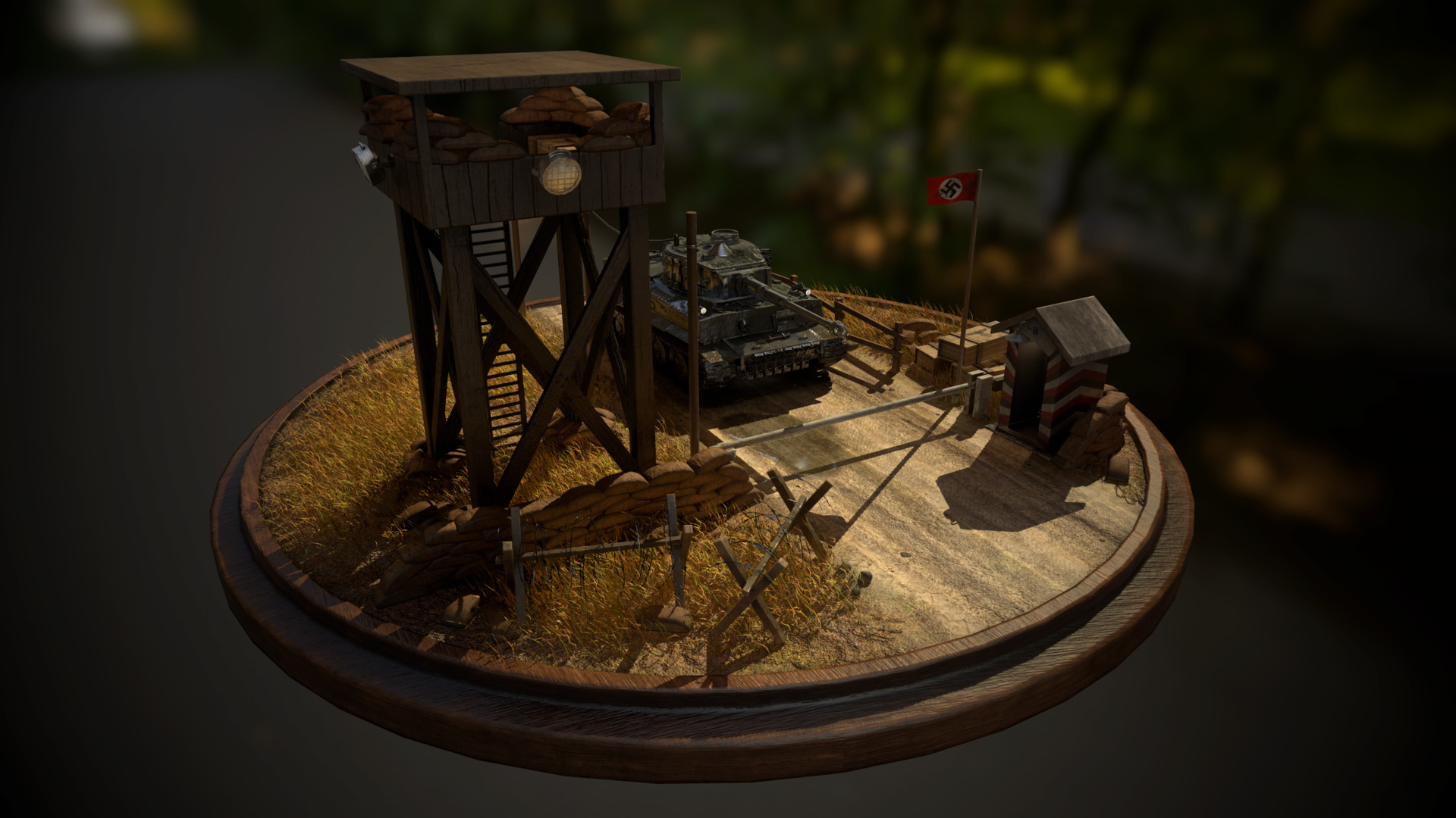 ArtStation - Wehrmacht Checkpoint