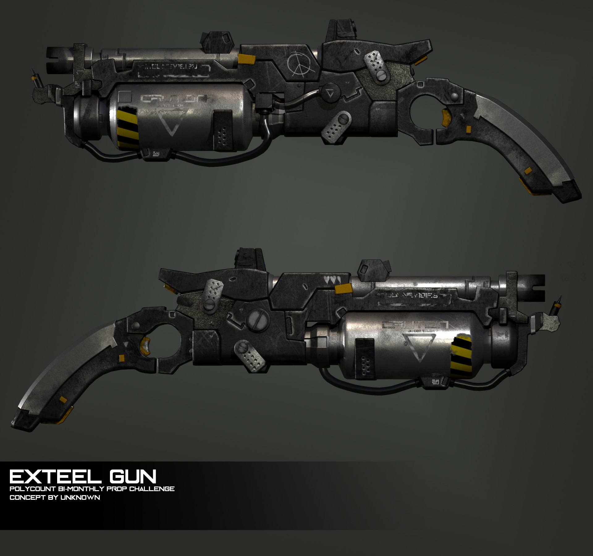 ArtStation - exteel gun