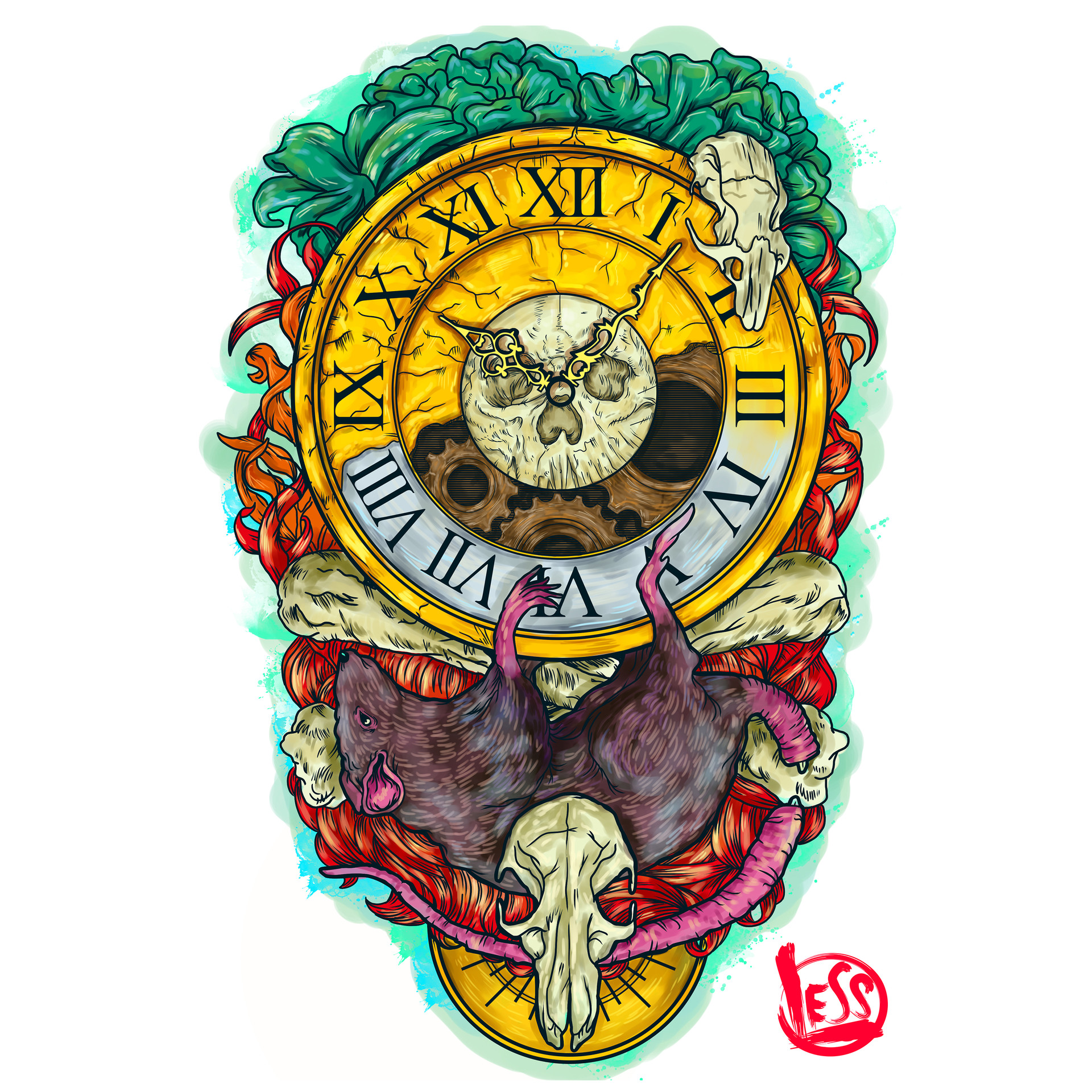 ArtStation - RAT CLOCK 10PM