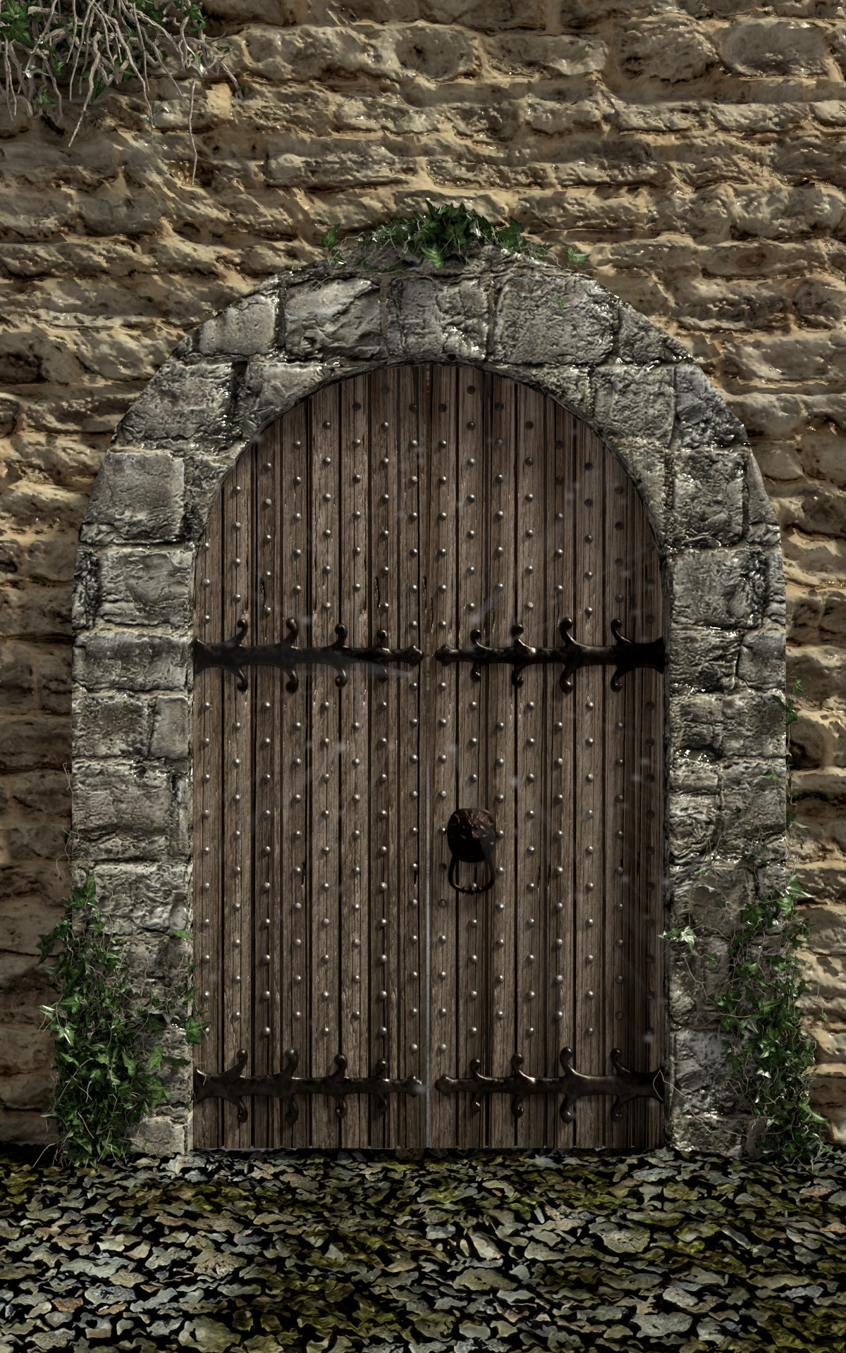 ArtStation - Medieval Doors #2, Maciej Strzępek