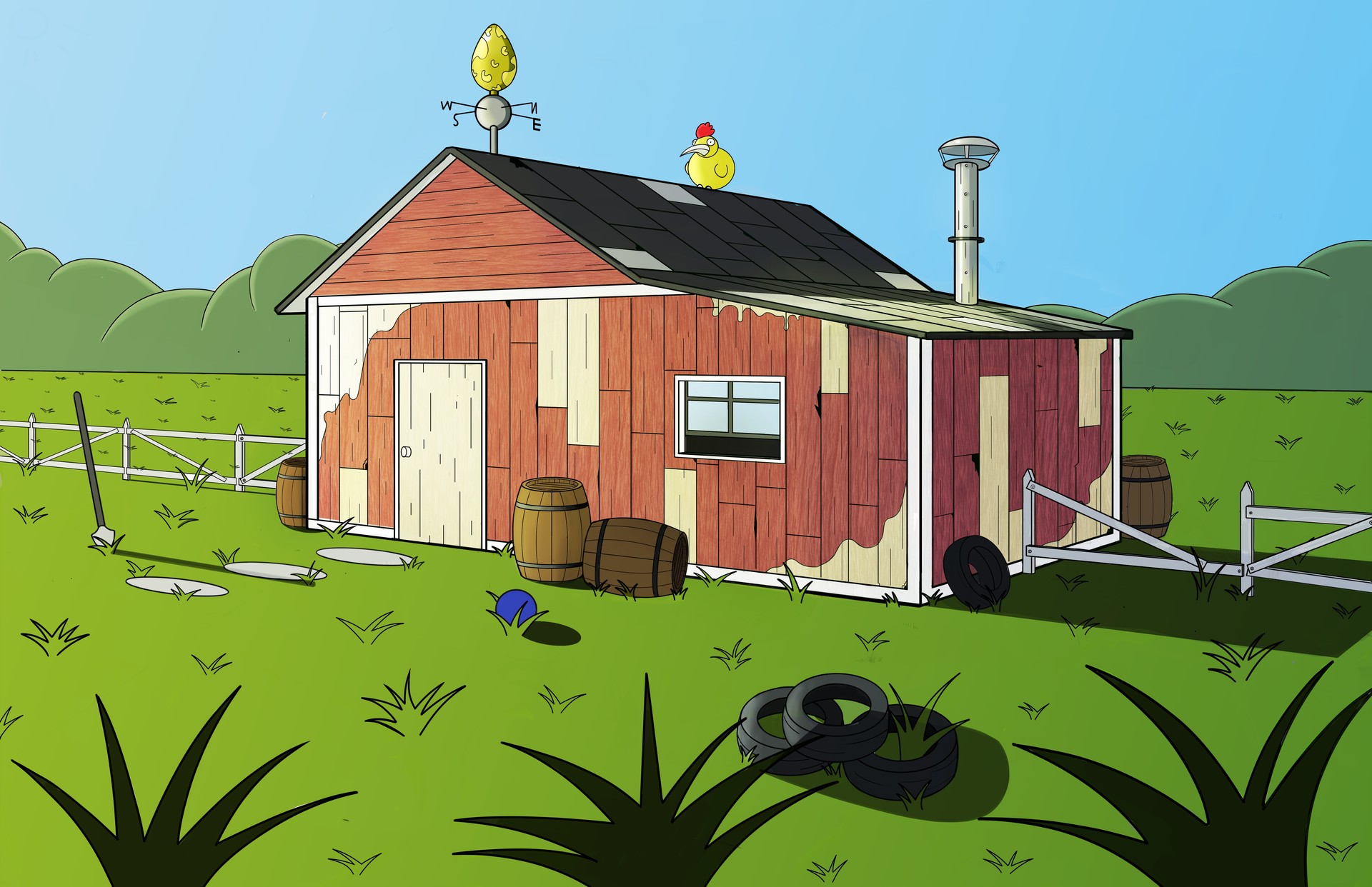 ArtStation - Farm Shack