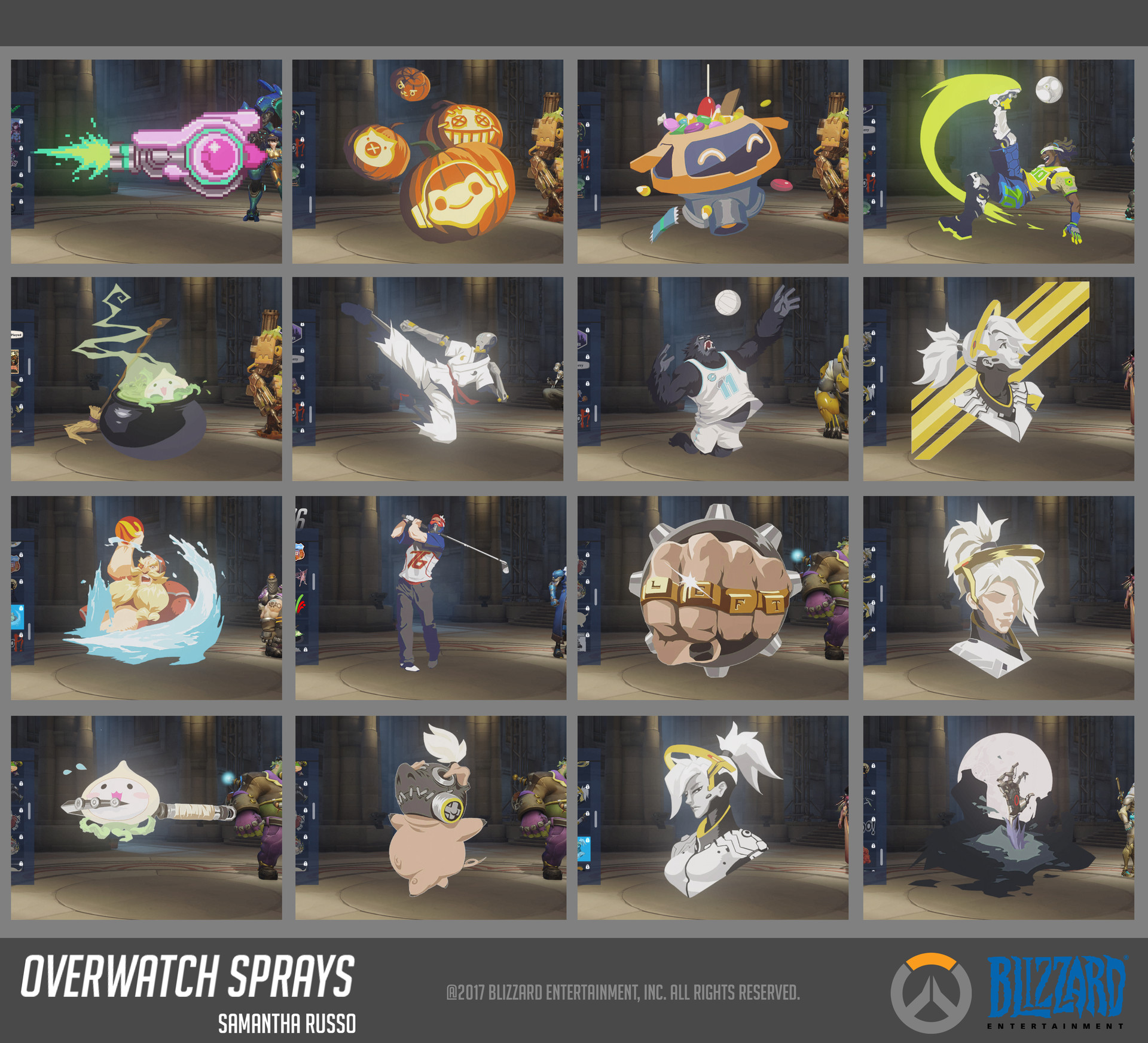 ArtStation - Overwatch Sprays