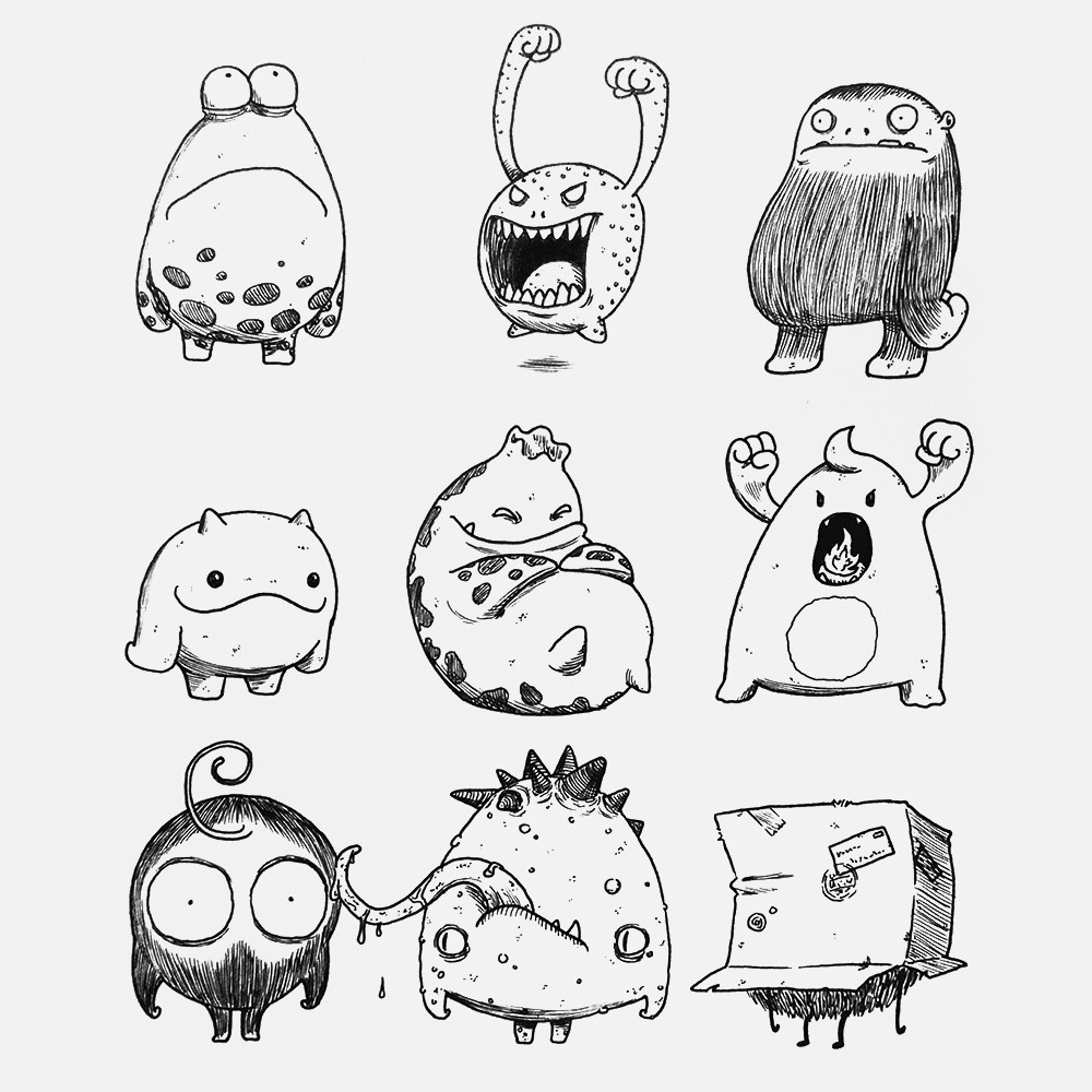 ArtStation - "Mini Monsters" Concepts
