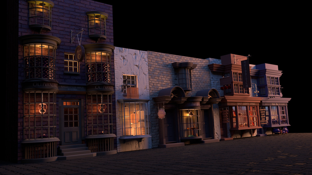 ArtStation - Diagon Alley