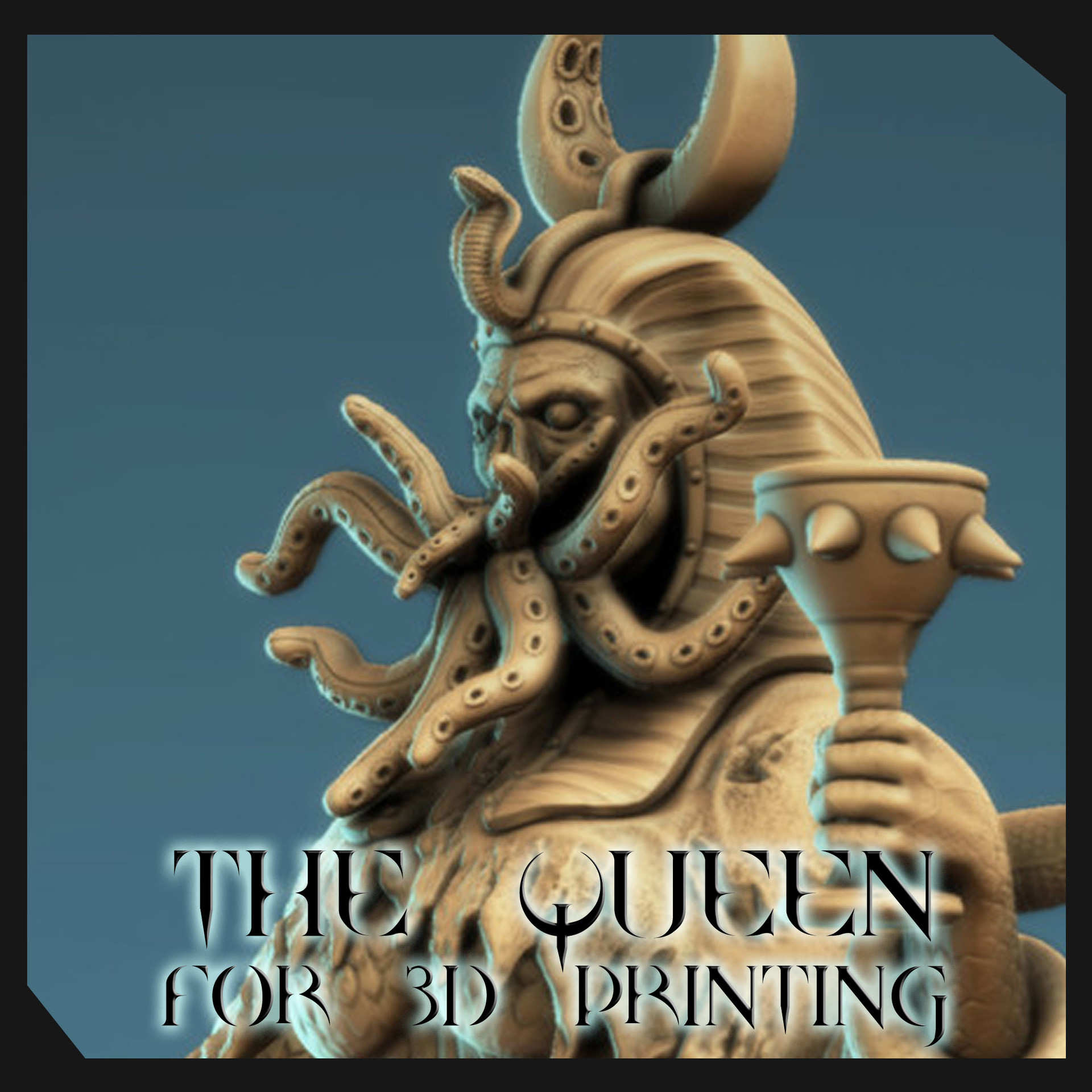 ArtStation - Cthulhu Chess Set: The Queen By Sergio Mengual