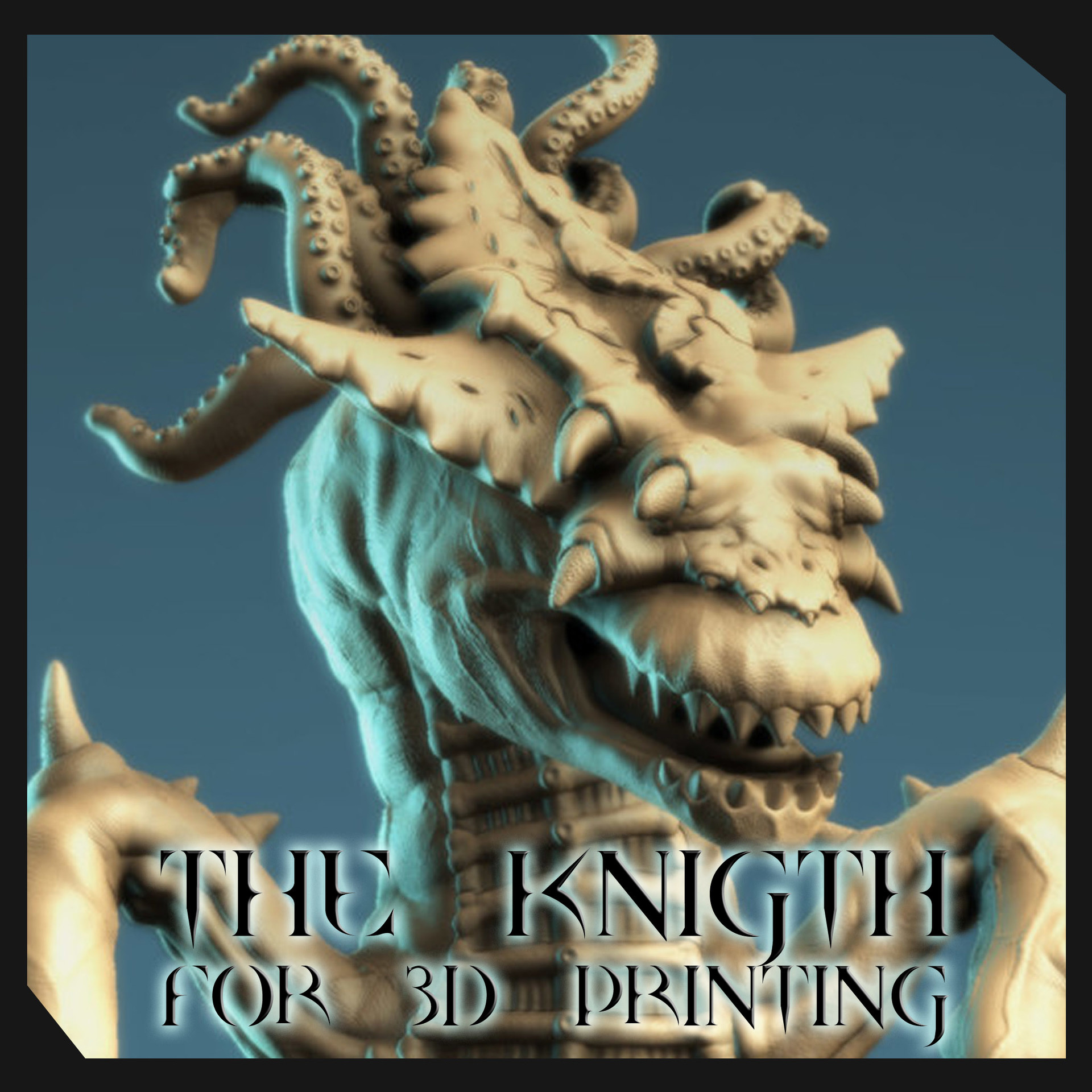 Sergio Gabriel Mengual - Cthulhu Chess Set: The Knight By Sergio Mengual