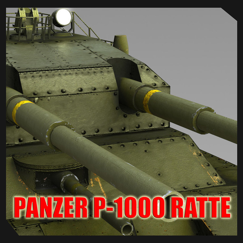 ArtStation - Panzer P-1000 Ratte Landkreuzer Tank By Sergio Mengual ...
