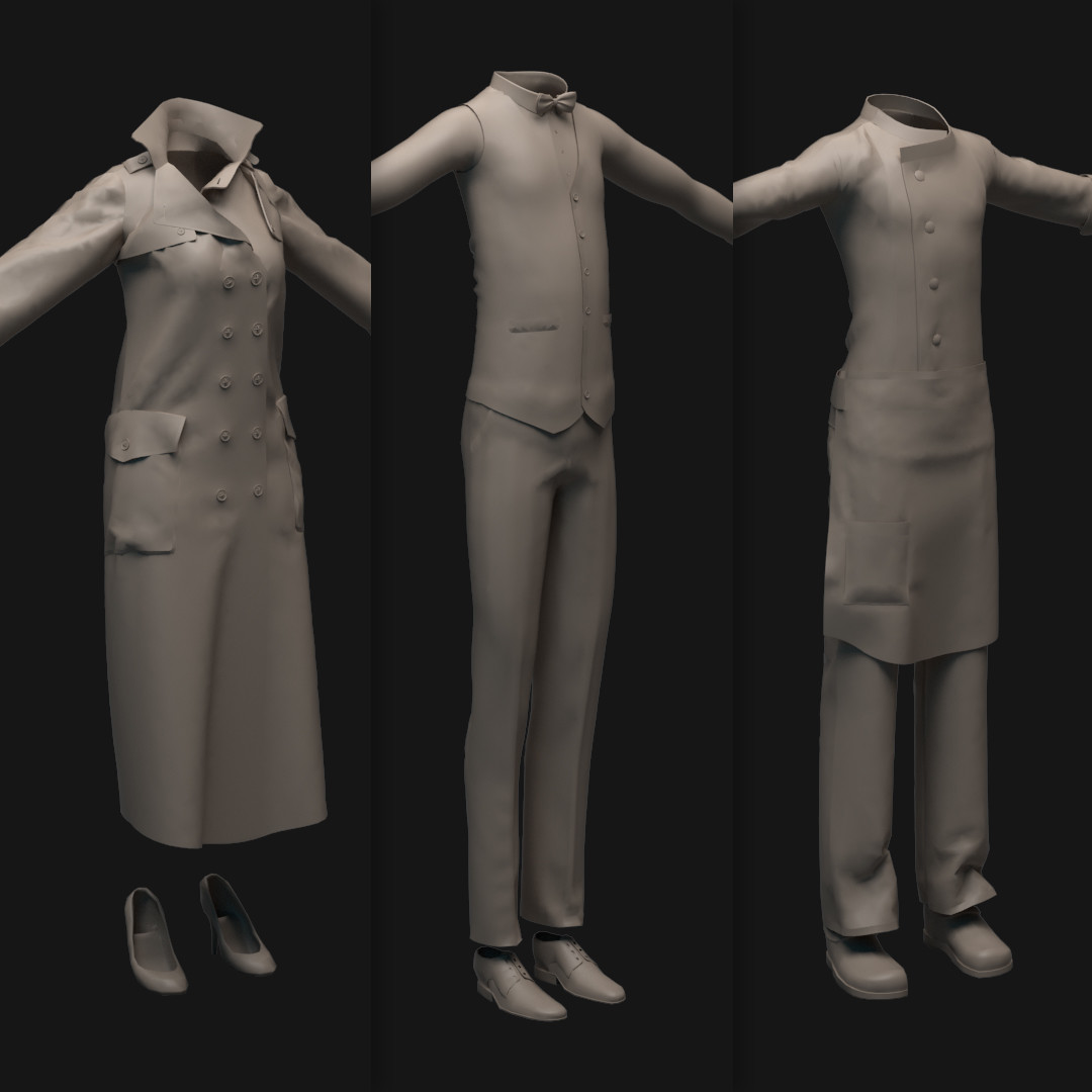 ArtStation - Résistance - Clothing