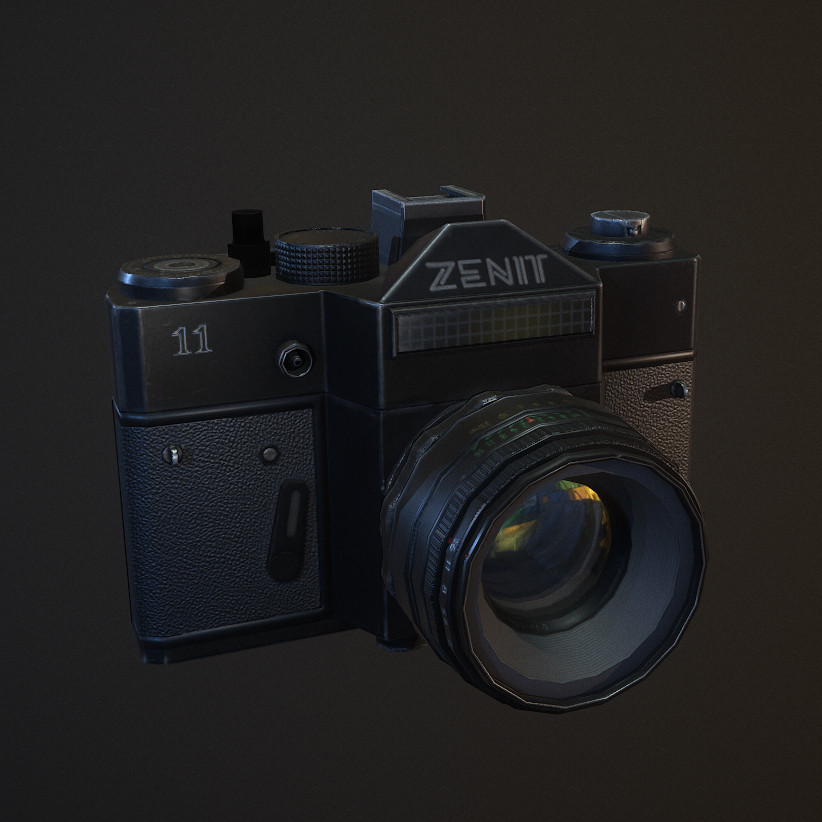 ArtStation - Soviet camera Zenit
