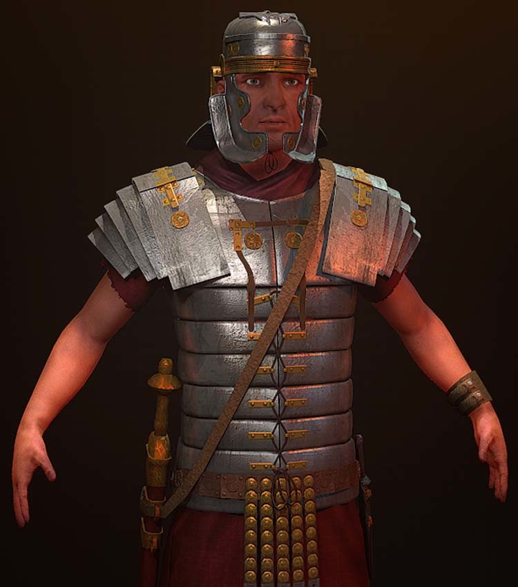 ArtStation - Roman Soldier - Historical Series - Realtime Character