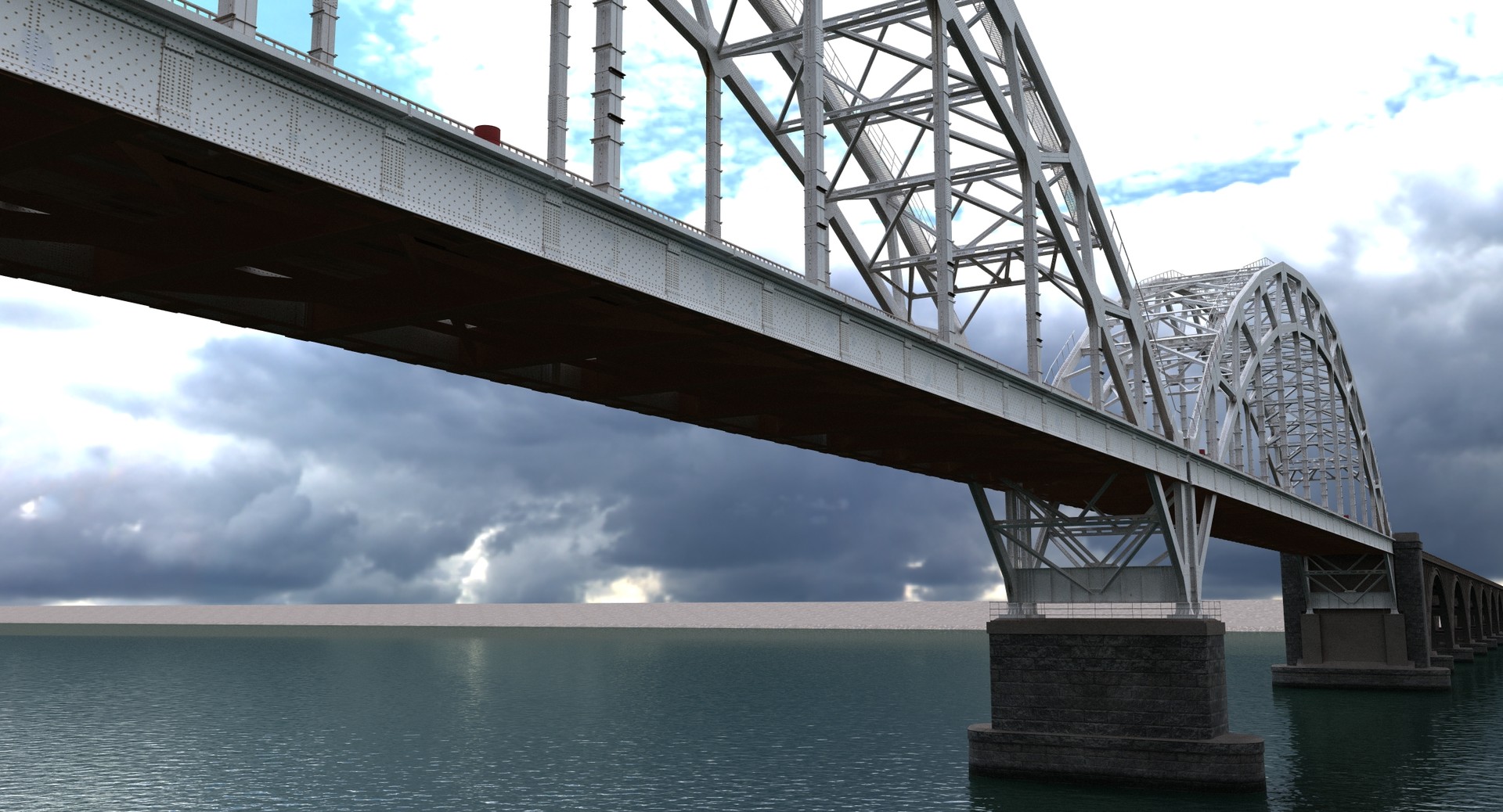 ArtStation - Railway bridge