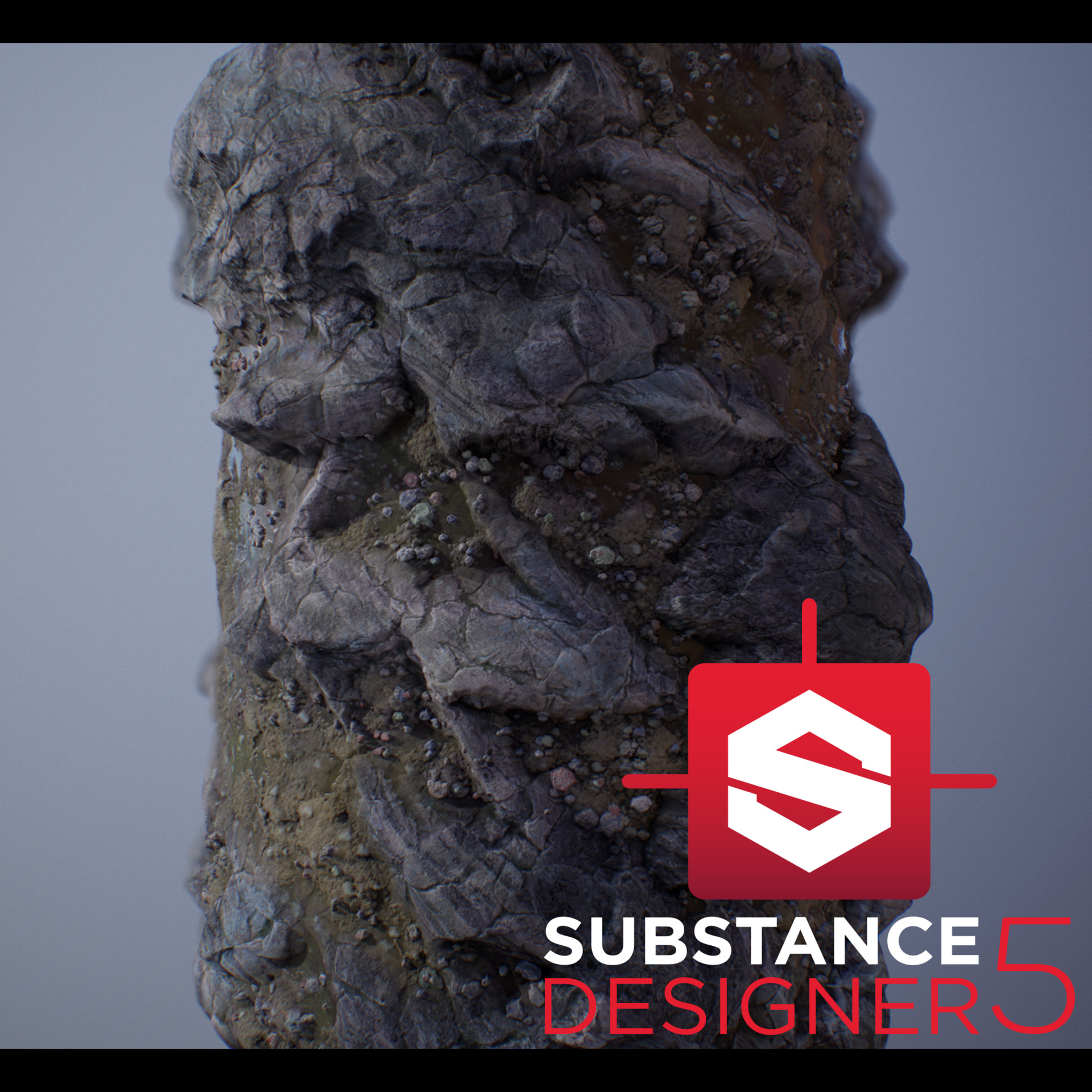 ArtStation - Rocky Ground - Substance Designer 5