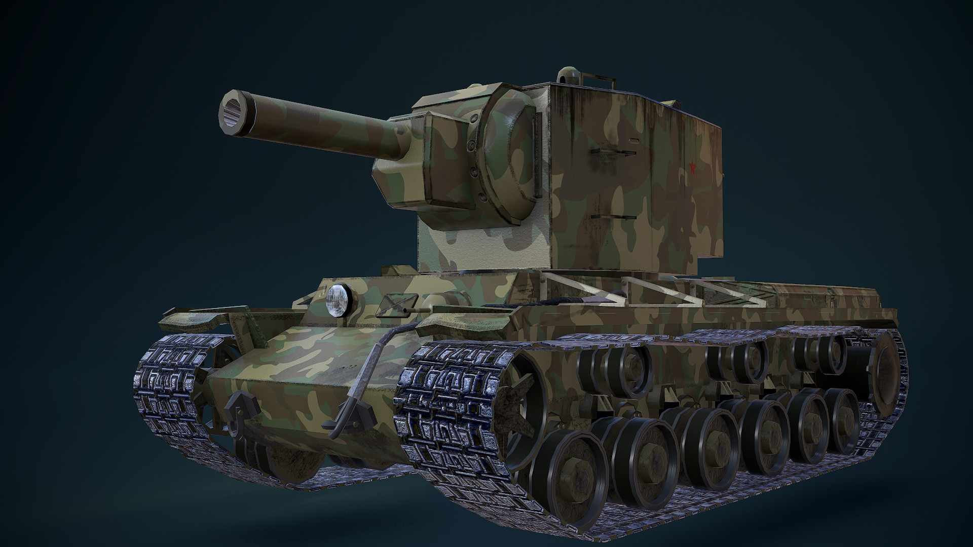 ArtStation - Soviet Tank KV-2