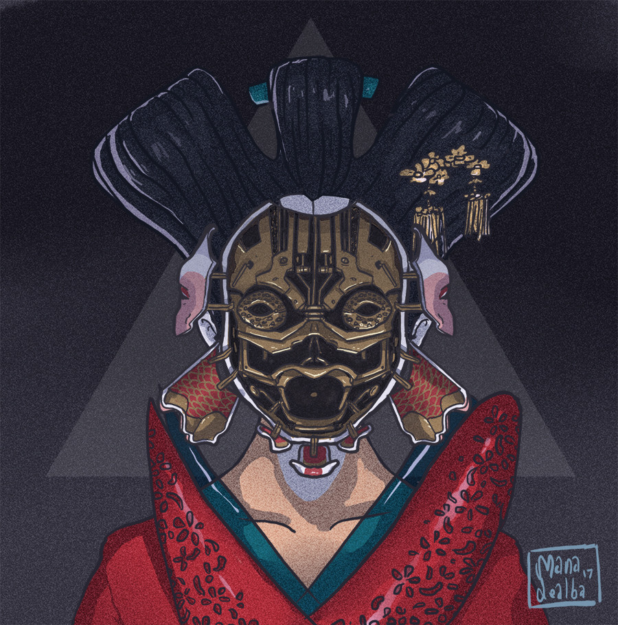 ArtStation - ANIMATION GHOST IN THE SHELL GEISHA