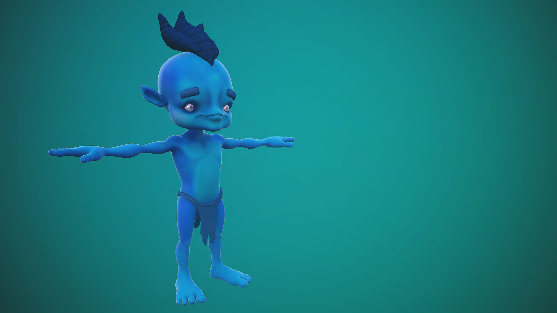 ArtStation - Blue Boy