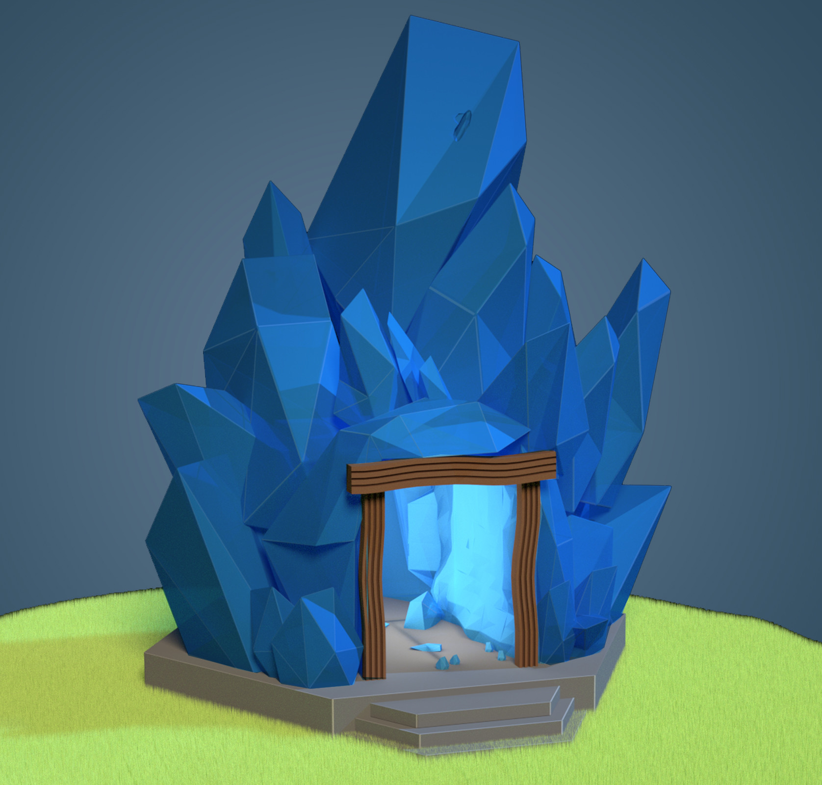 ArtStation - Crystal House - Small House Series