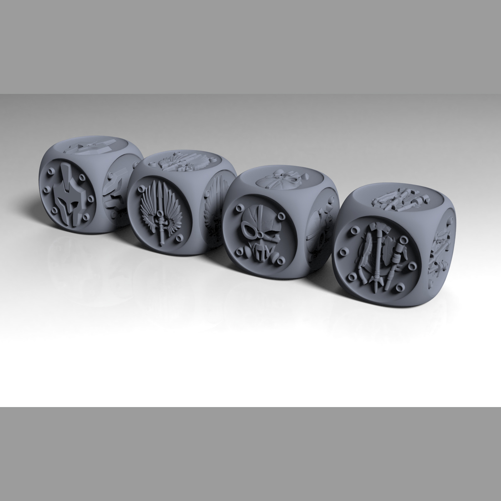 ArtStation - The models for 3D printing - set of dice D6