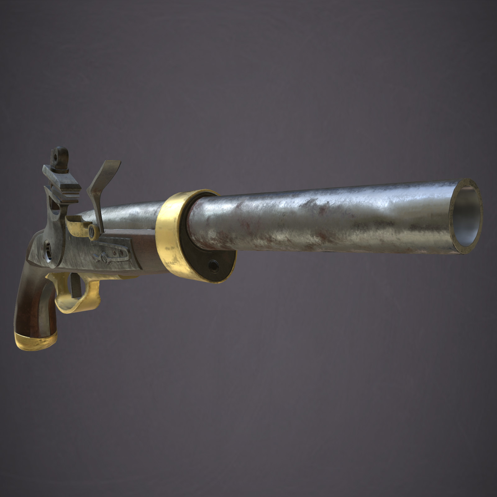 ArtStation - 19th Century Flintlock Game Model