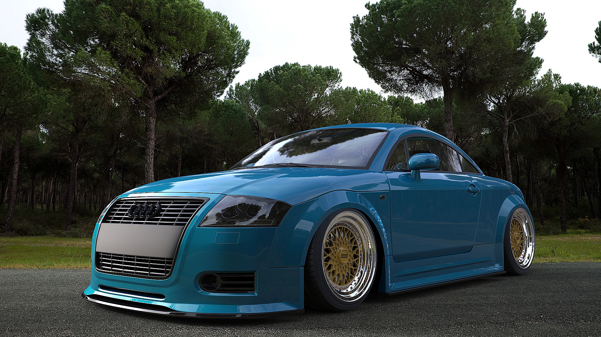 ArtStation - Stanced Audi TT Mk1