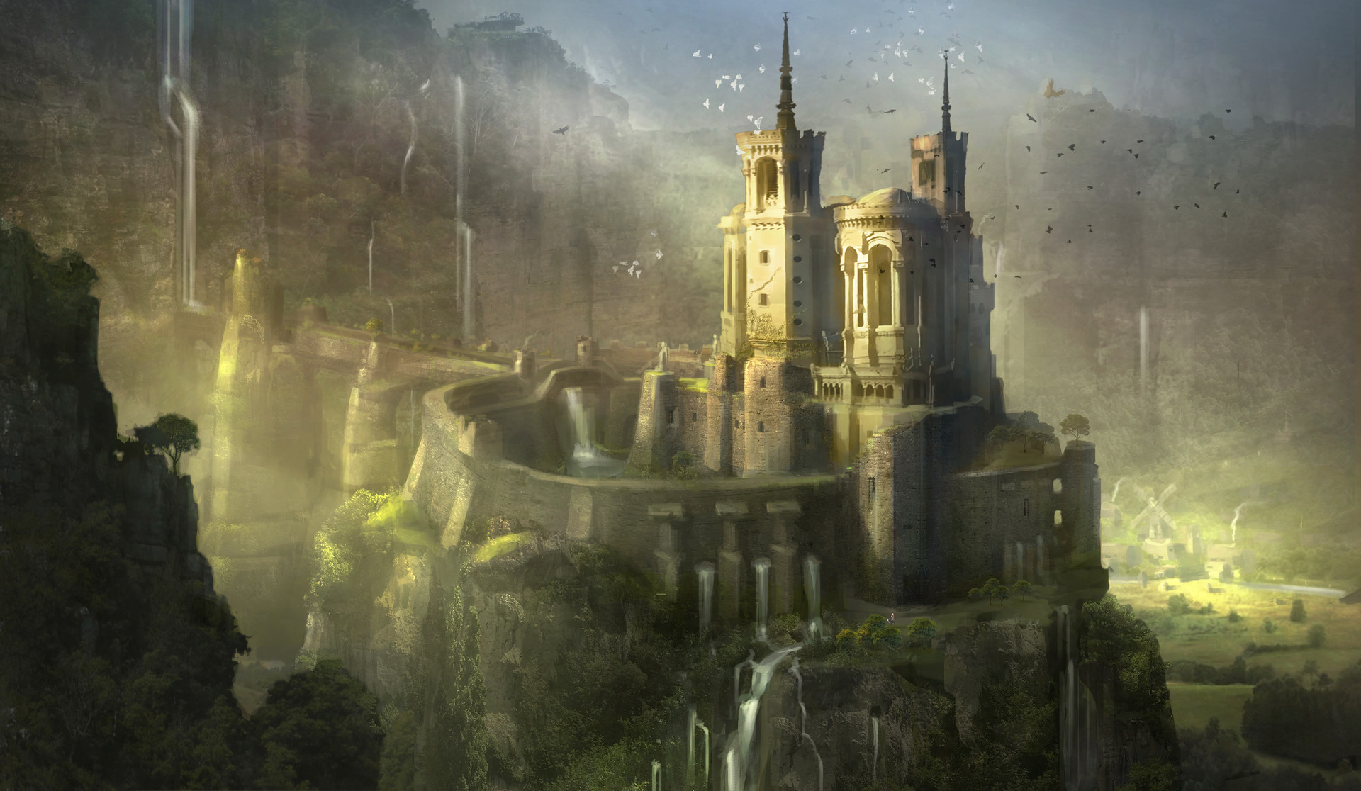 ArtStation - A stroll to the Stronghold