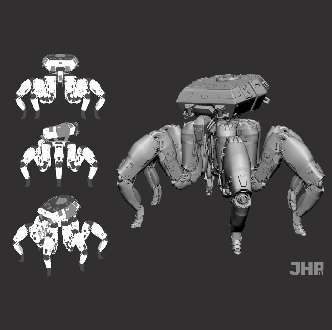 ArtStation - Multiple Legs Bot