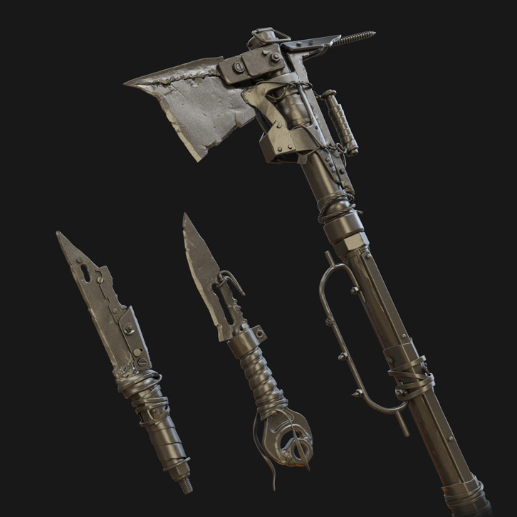 ArtStation - Last Survivor Weapons - Fan Art