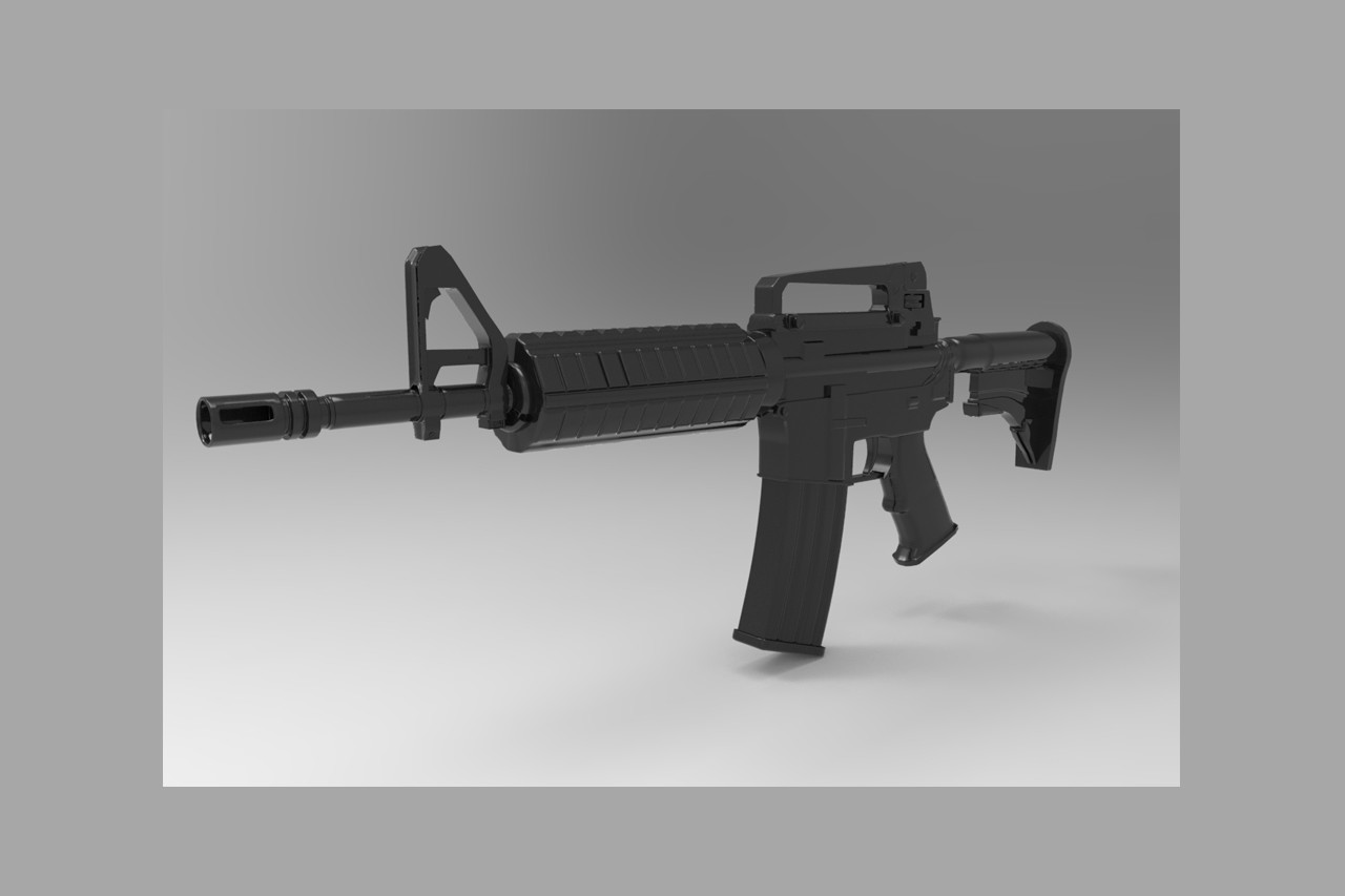 ArtStation - Colt M4_Gun_Modeling