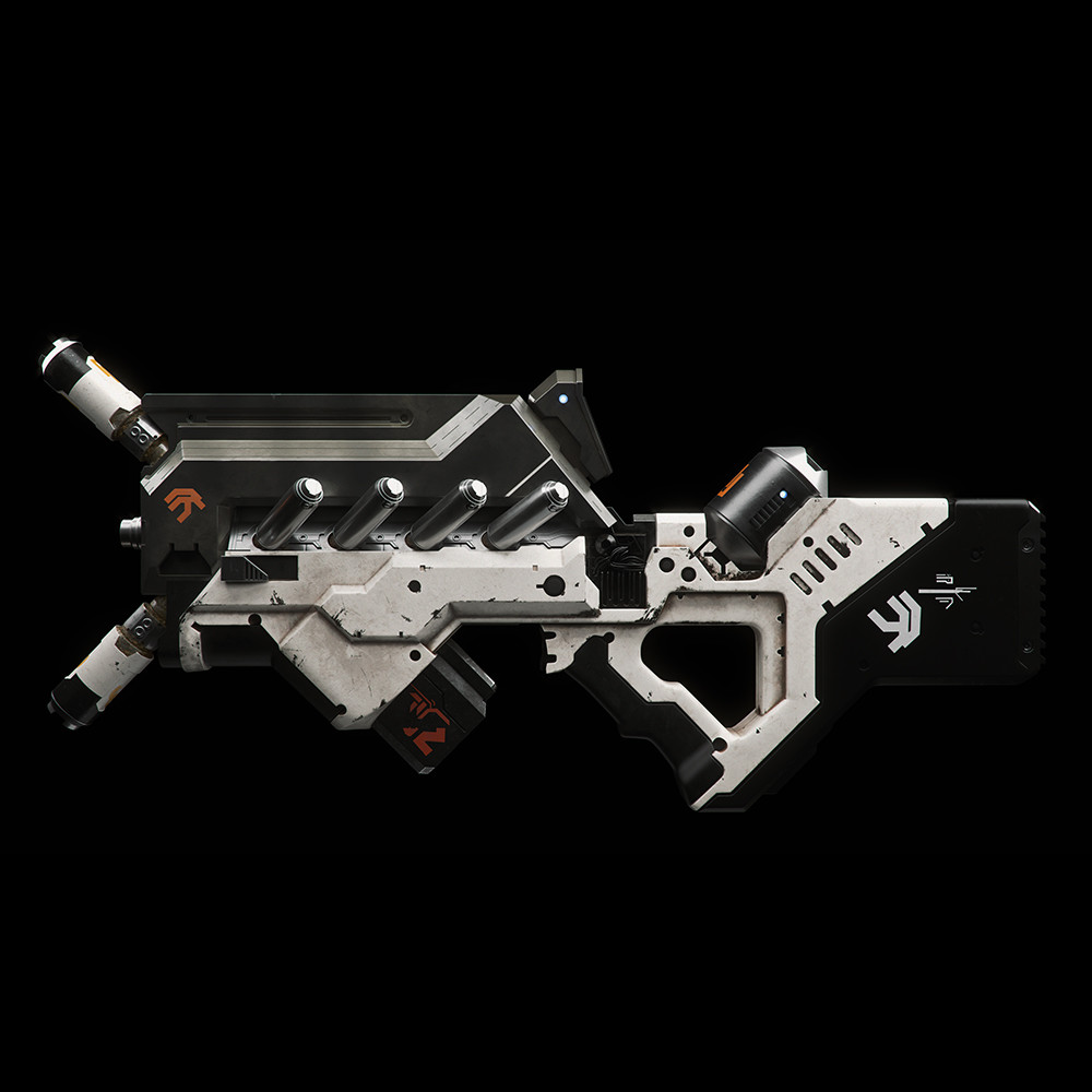 ArtStation - District 9 Sub Machine Gun