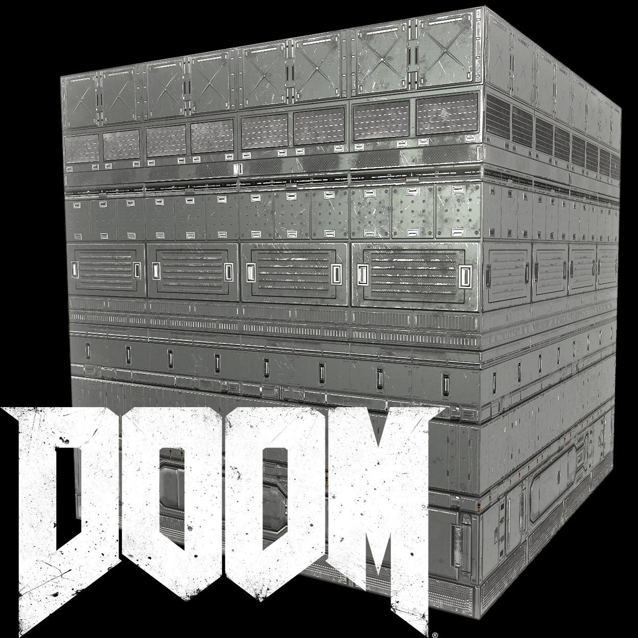 ArtStation - Doom greeble panels