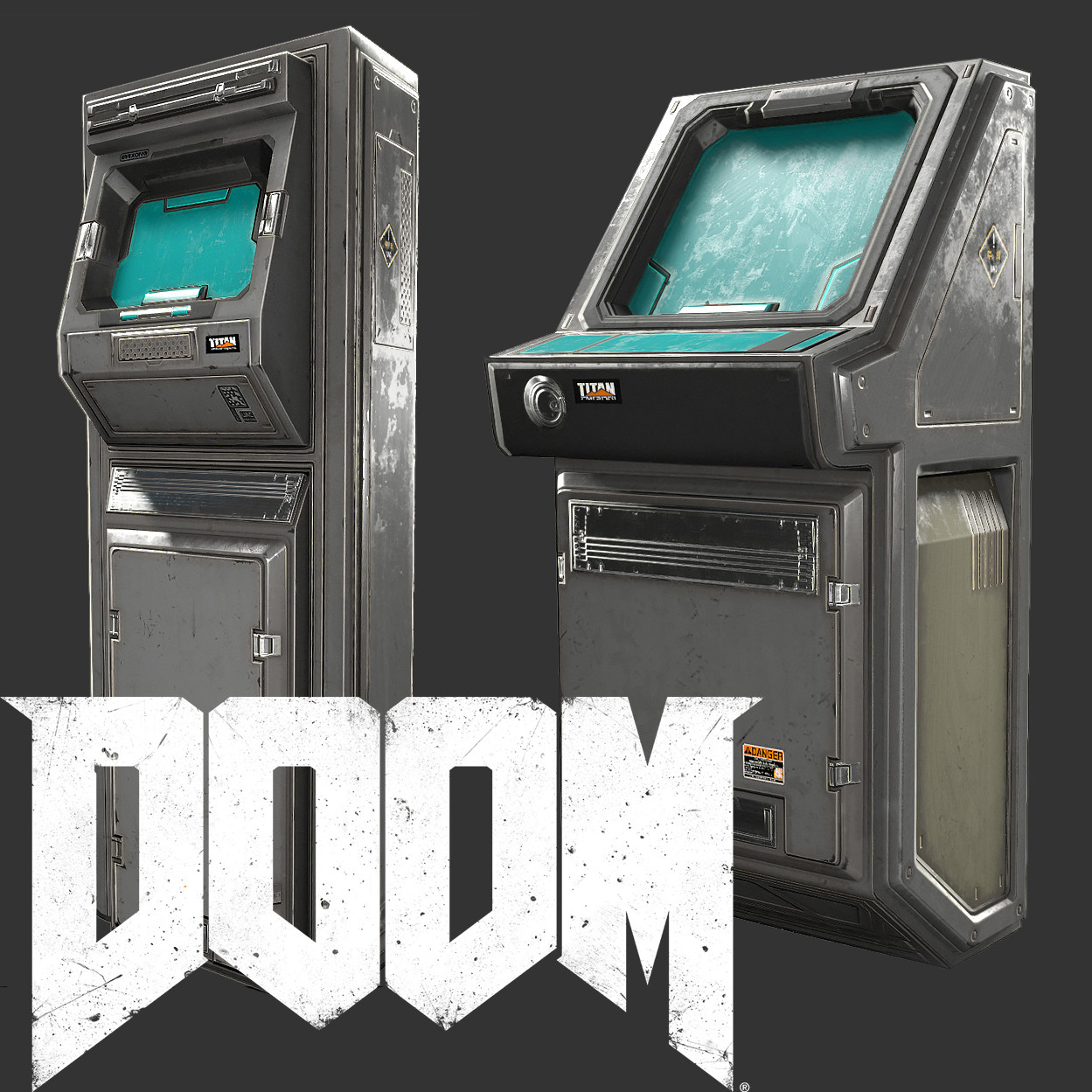 ArtStation - Doom props