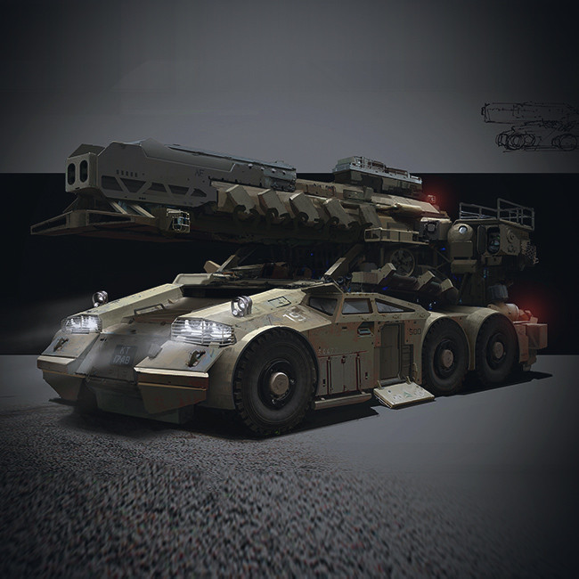 ArtStation - Military Railgun prototype concept