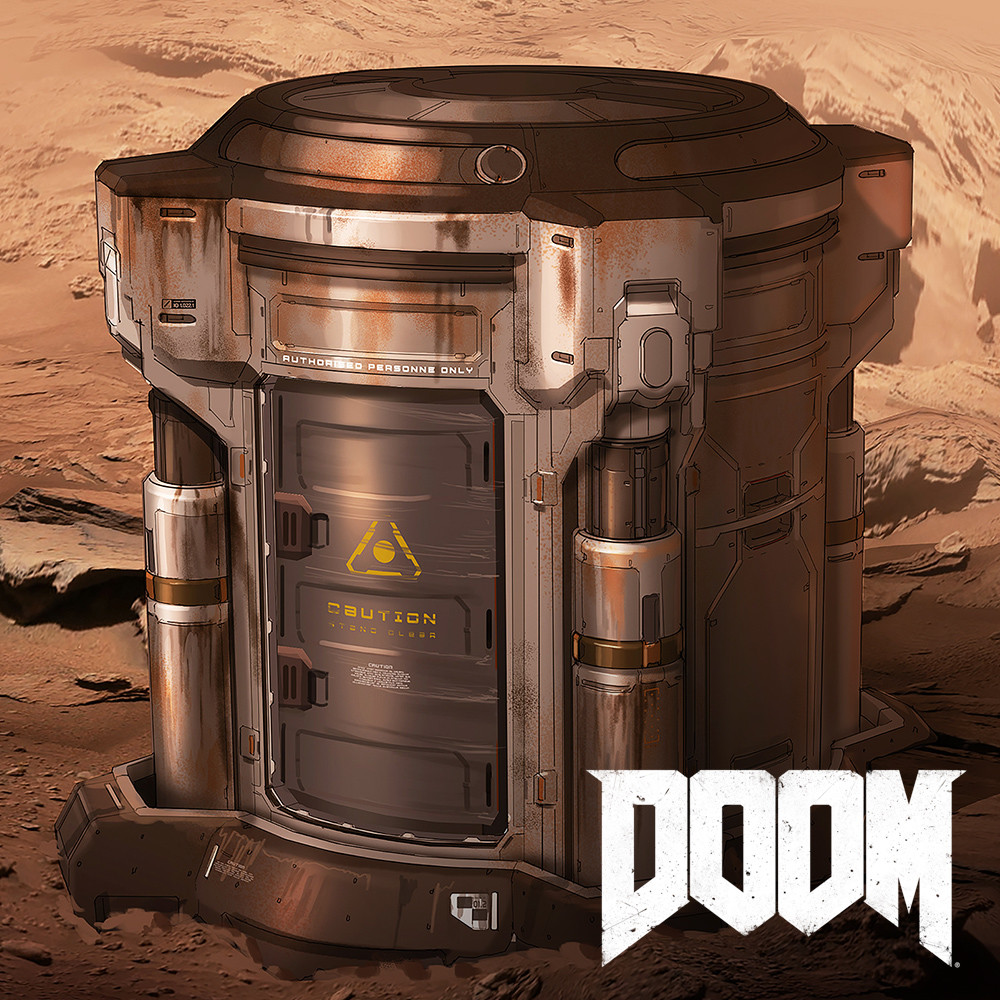 ArtStation - DOOM - Exterior Props