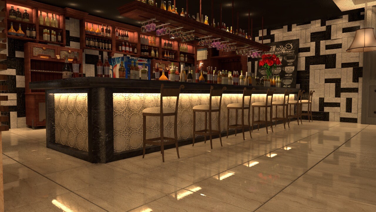 ArtStation - Medieval Coffe Shop