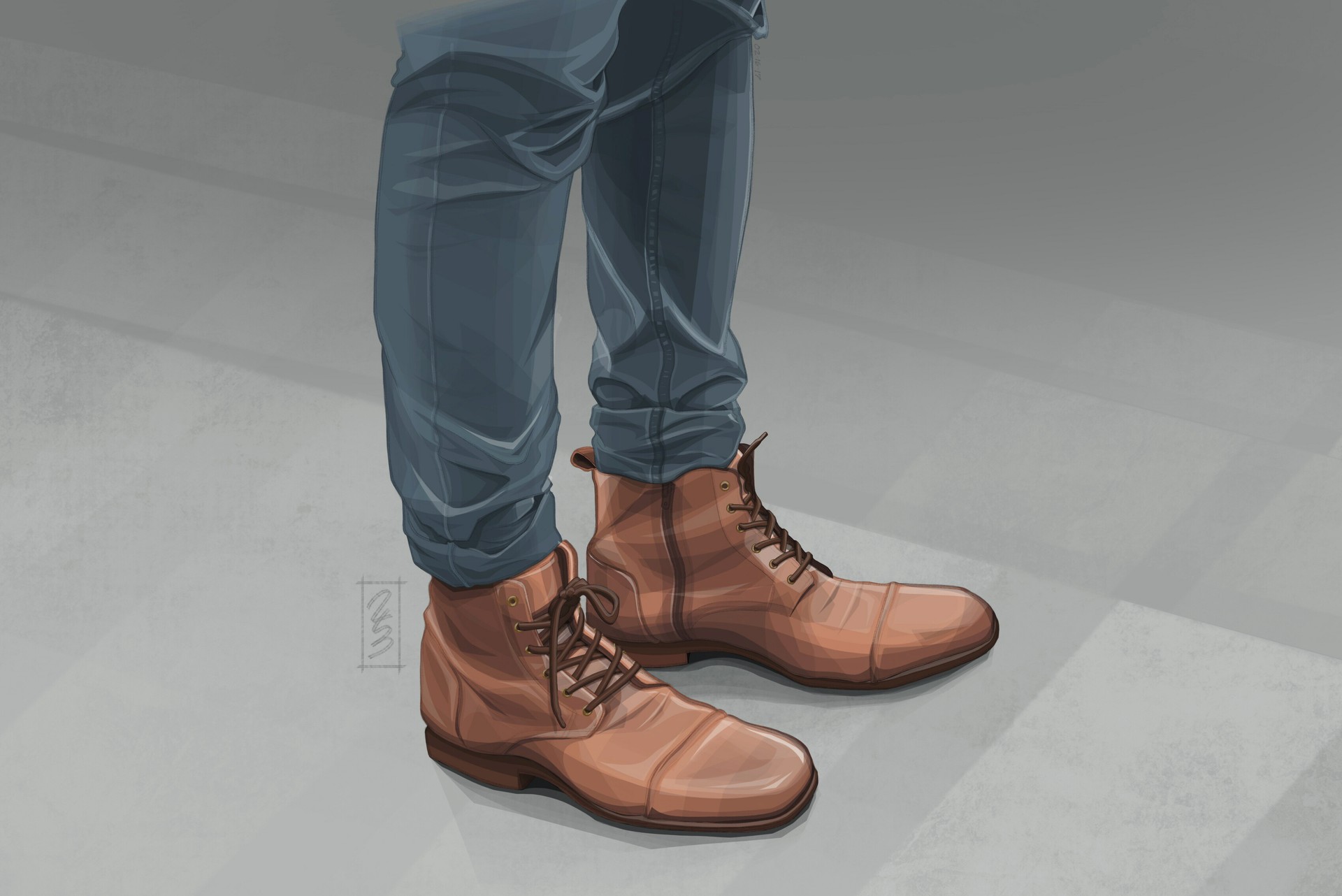 ArtStation - Boots Study