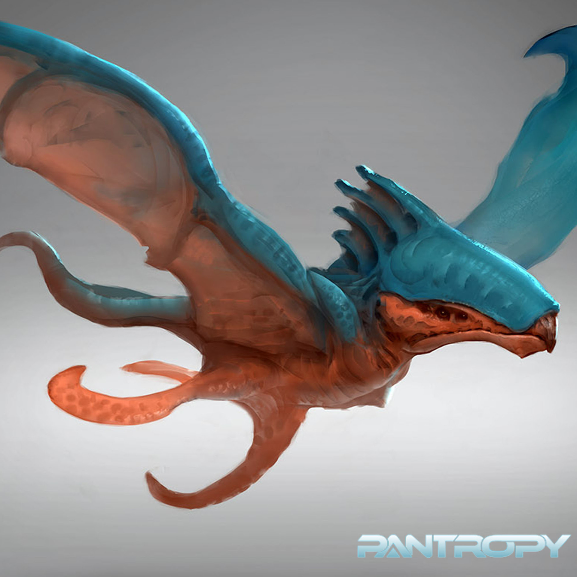 ArtStation - Pantropy: flying creature design