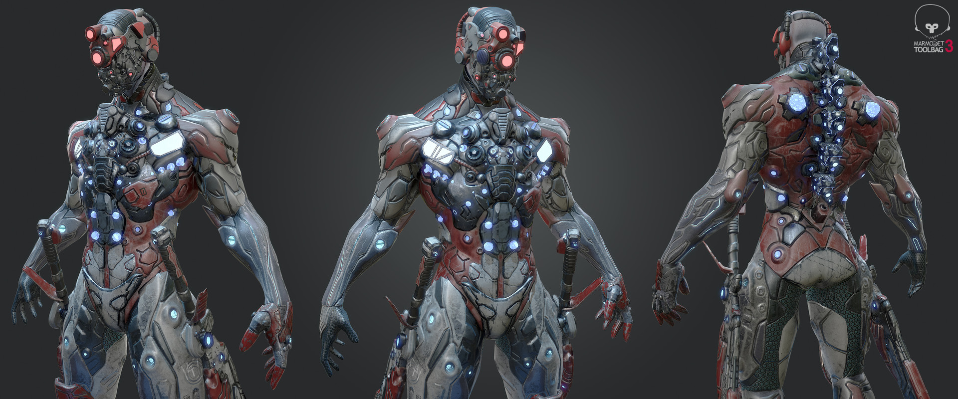 ArtStation - Mechanoid_Shinobi_AlphaDivision.