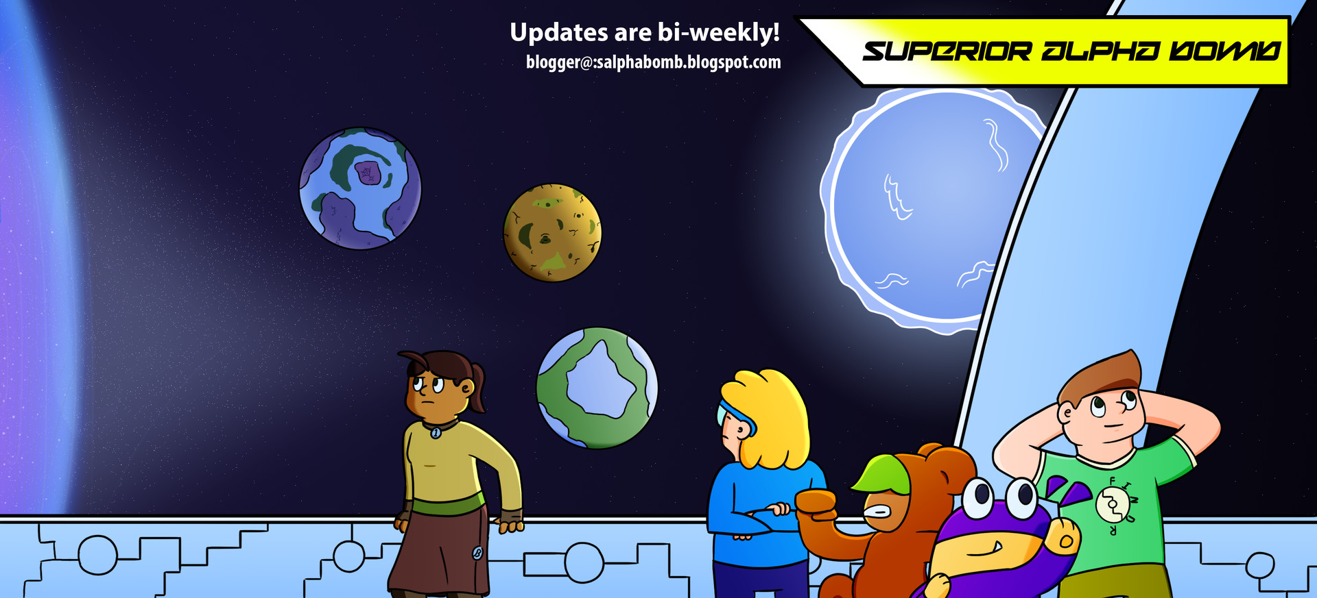 ArtStation - Superior Alpha Bomb- Webcomic