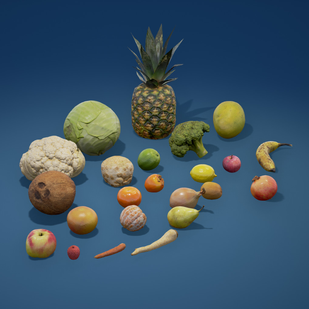 ArtStation - Photoscanned fruits and vegetables
