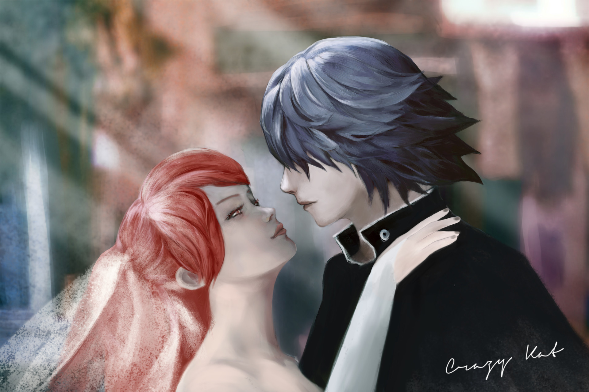 ArtStation - Couple Sakura v Sasuke