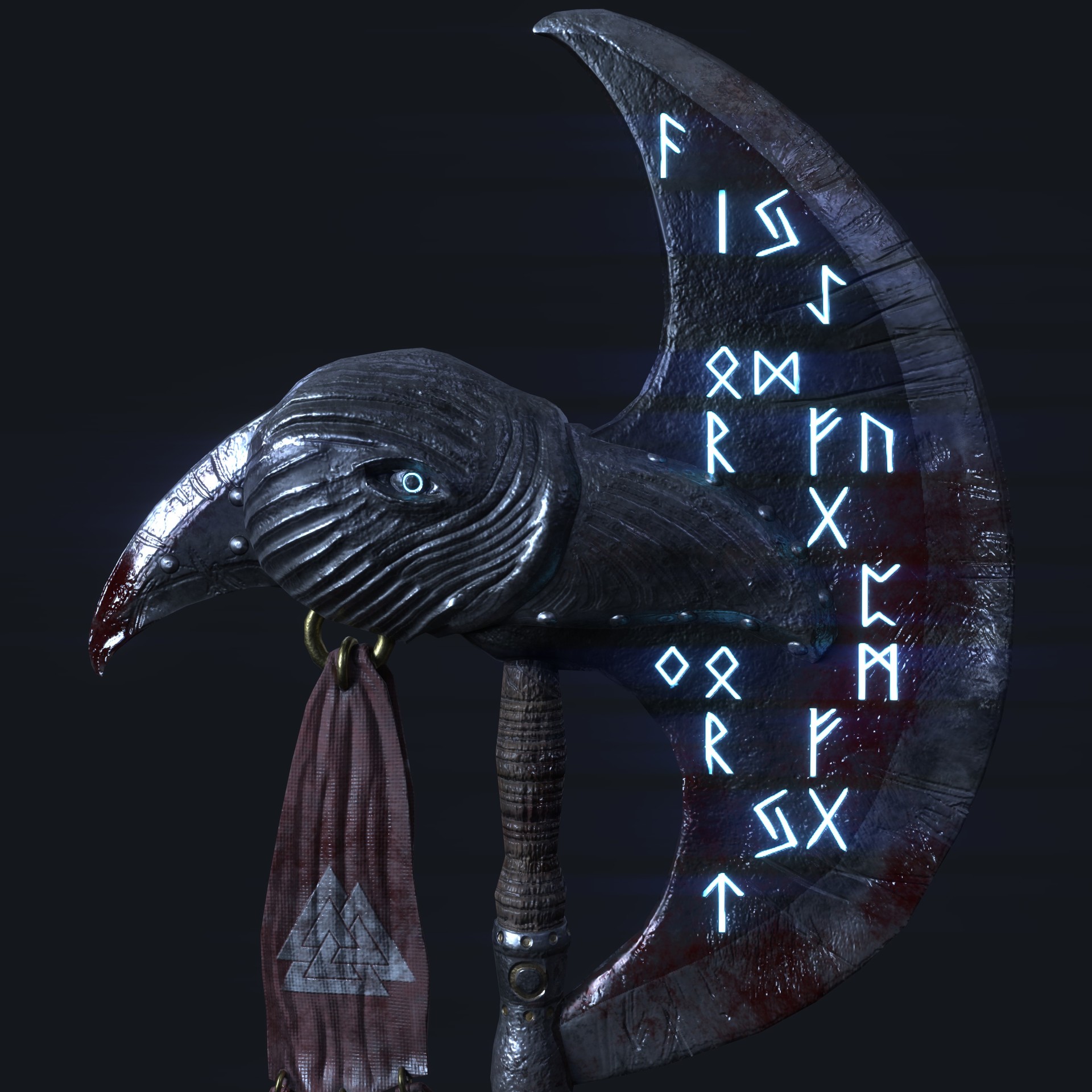 ArtStation - Odins Raven Axe