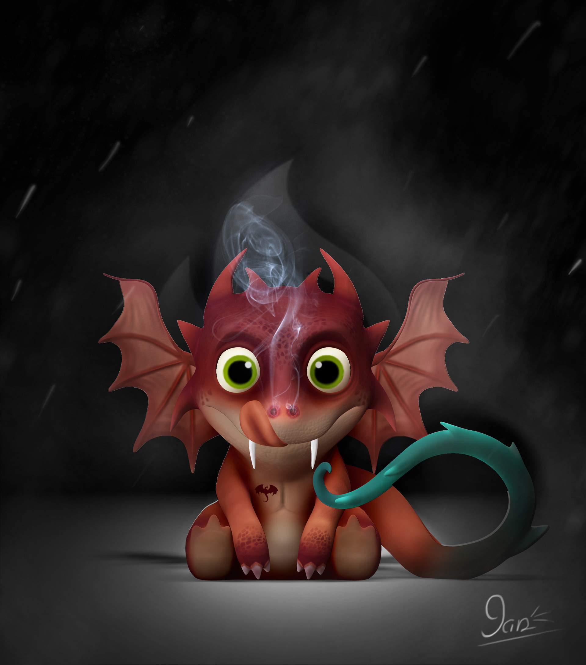 ArtStation - Cute Dragon