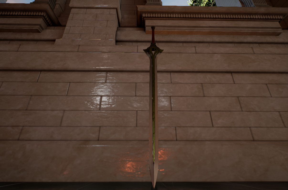 ArtStation - Weapon Prop - Fire Emblem: Awakening - Falchion